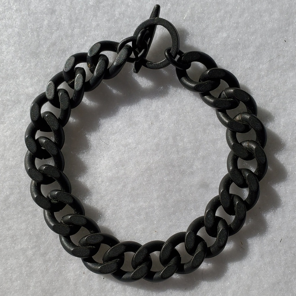 Black Chain Bracelet - Gem